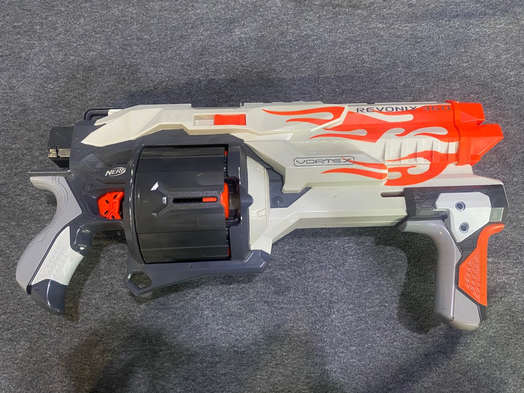 Nerf Revonix 360 Toy Blaster Gun, Hobbies & Toys, Toys & Games on Carousell