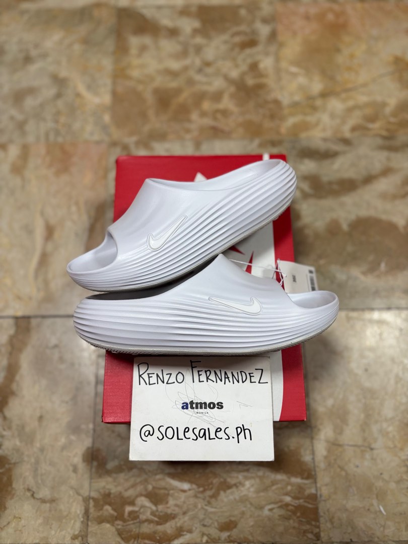 Nike Rejuven8 slides summit white, Men's Fashion, Footwear, Sneakers on ...