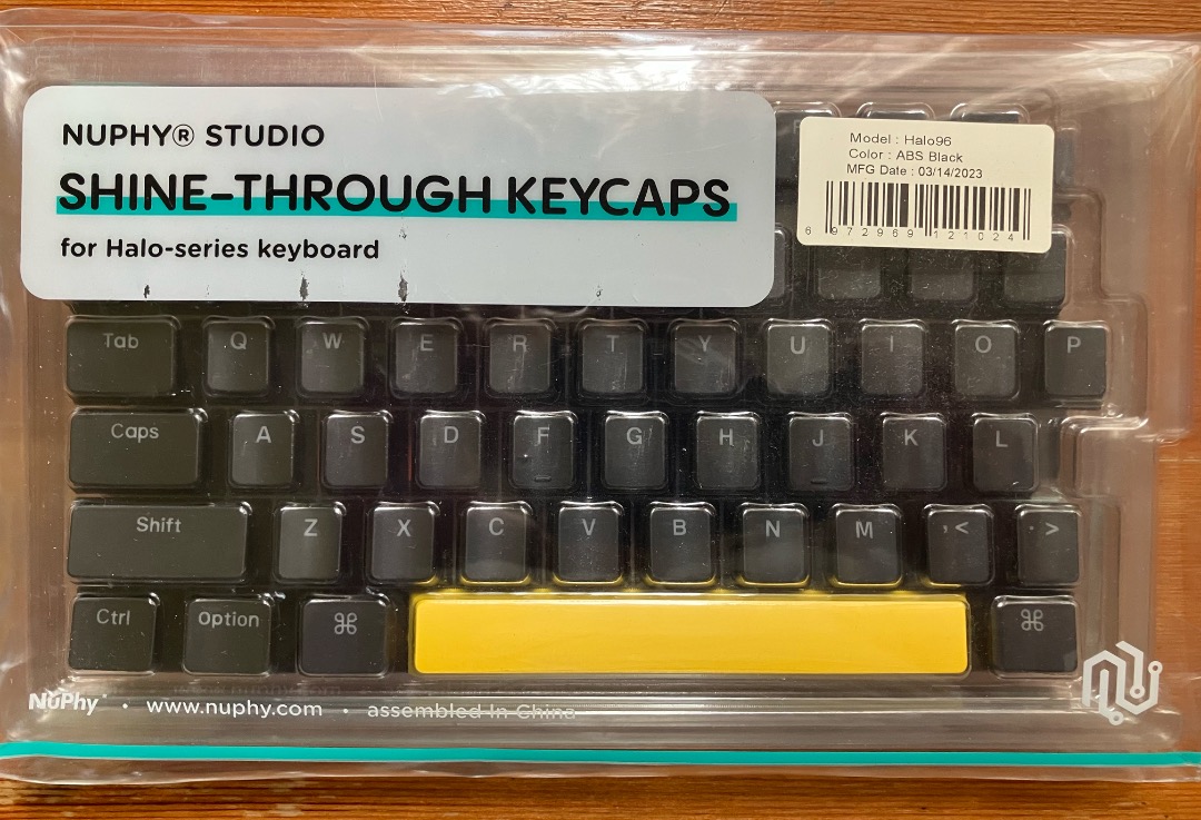 Nuphy Studio Shine-Through Keycaps, Computers & Tech, Parts ...