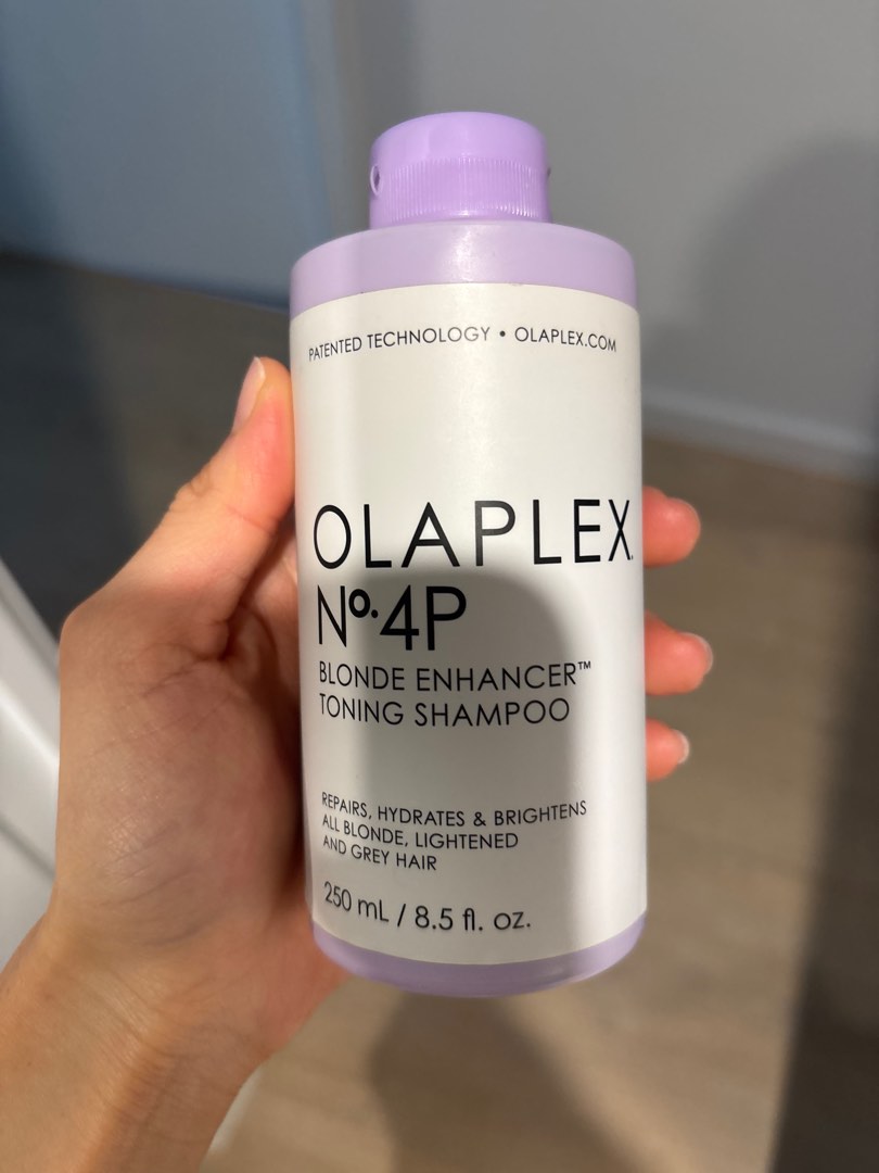 Olaplex 4P Blonde Toning Purple Shampoo, Beauty & Personal Care, Hair ...