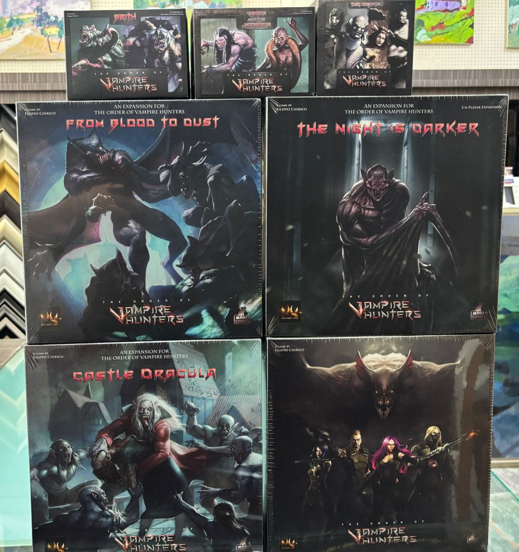 Order of the Vampire Hunters Board game, Hobbies & Toys, Toys & Games ...