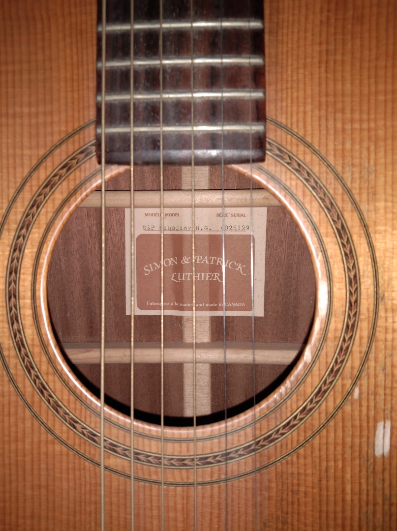 Canada guitar Simon & Patrick Luthier, Hobbies & Toys, Music & Media ...