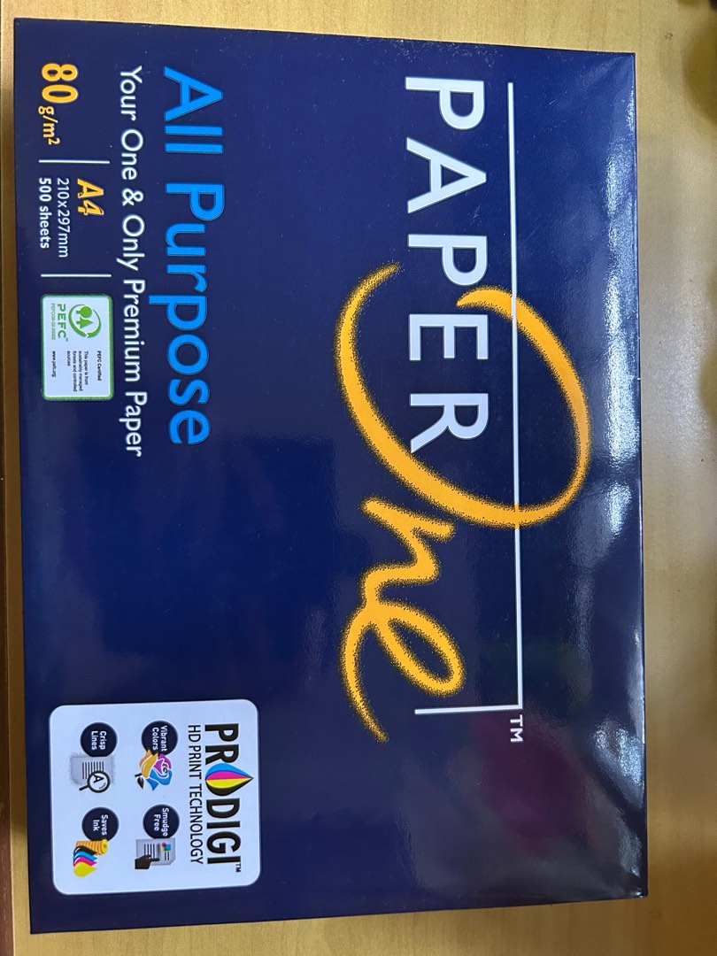 A4 PaperOne All Purpose 80gsm, Hobbies & Toys, Stationery & Craft, Art ...