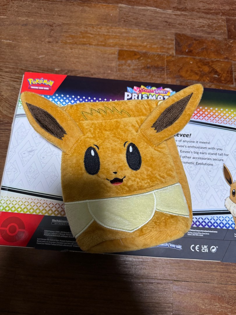 Pokemon Prismatic Evolutions Eevee Pouch, Hobbies & Toys, Toys & Games ...