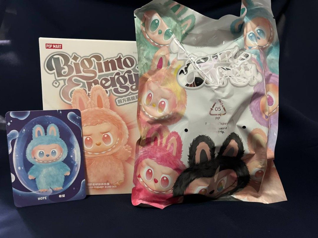 POP MART THE MONSTERS Big into Energy Series-Vinyl Plush Pendant Blind Box, Hobbies & Toys, Toys ...