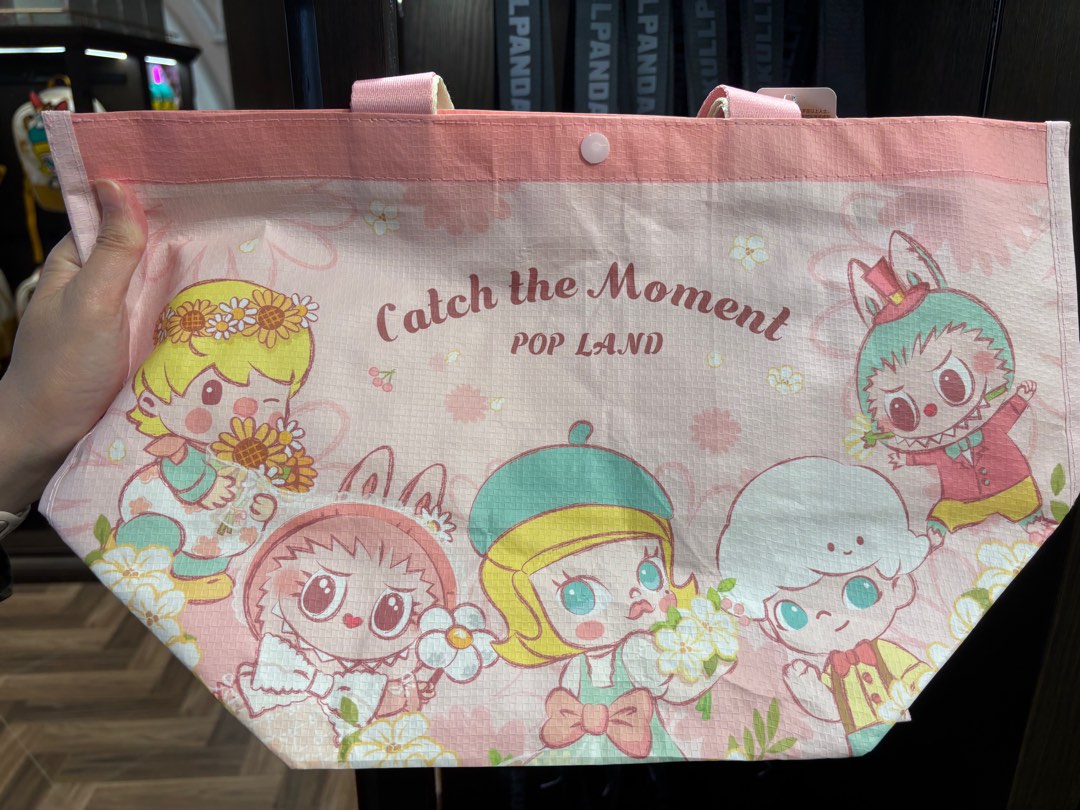 Popland exclusive Labubu recycle bag, Hobbies & Toys, Memorabilia ...