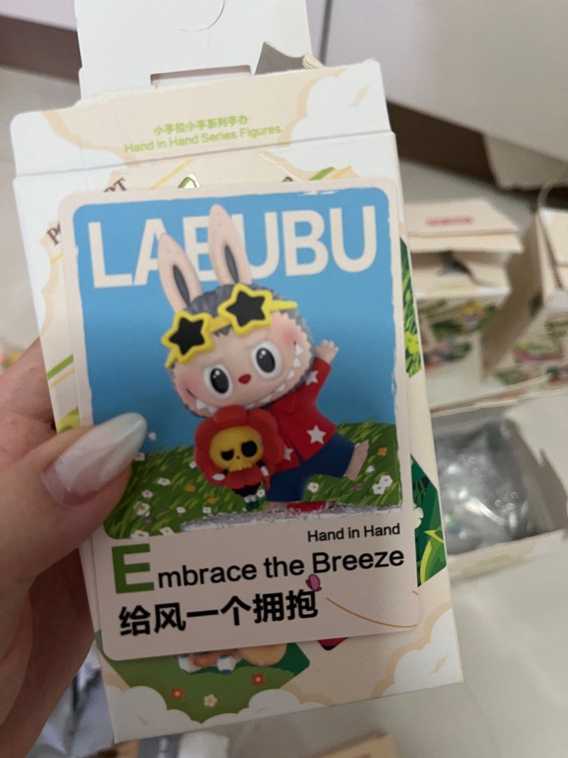 popmart hand in hand labubu, Hobbies & Toys, Toys & Games on Carousell