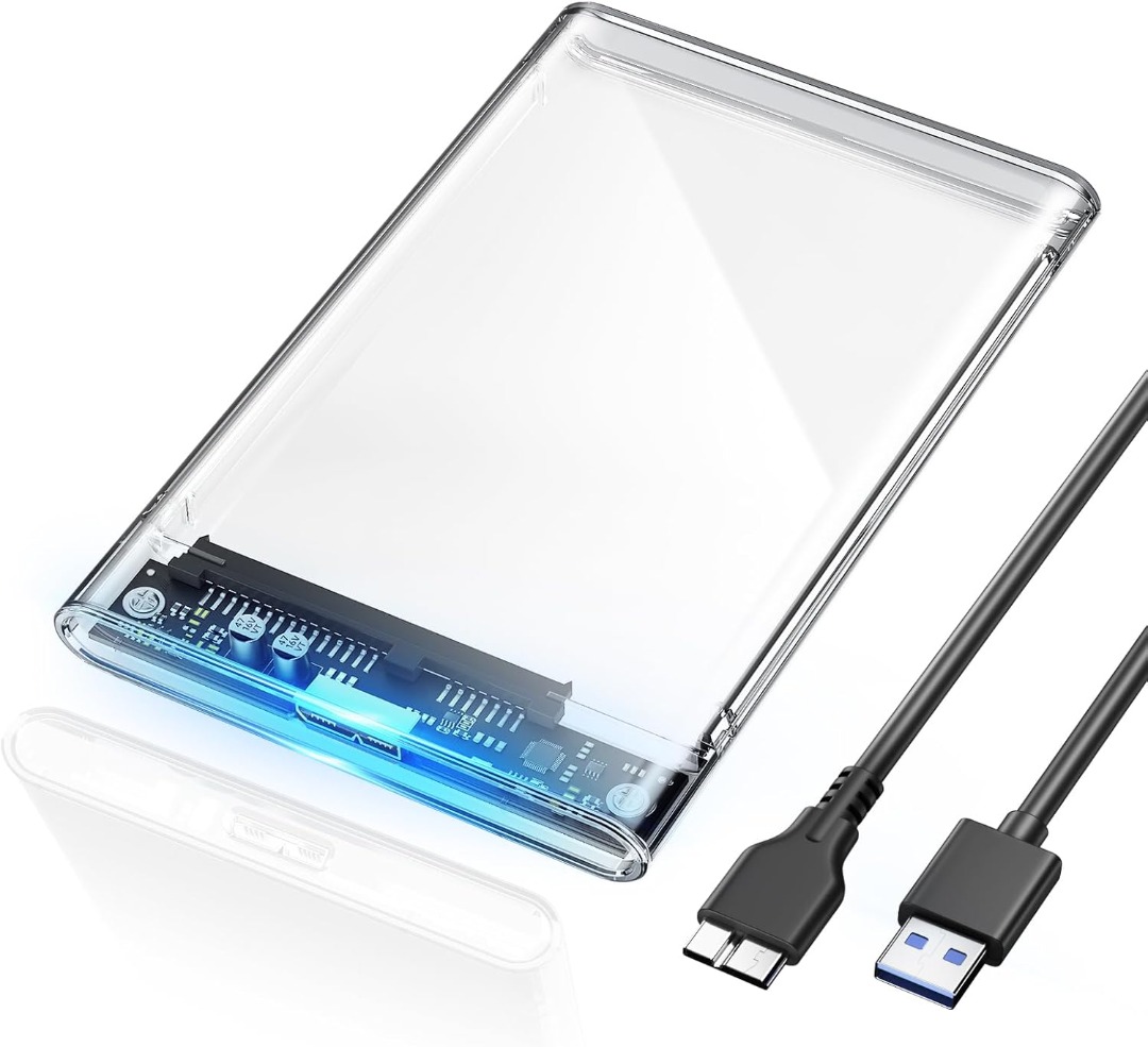 POSUGEAR 2.5 Inch Hard Drive Enclosure,USB 3.0 to SATA III 5Gbps ...