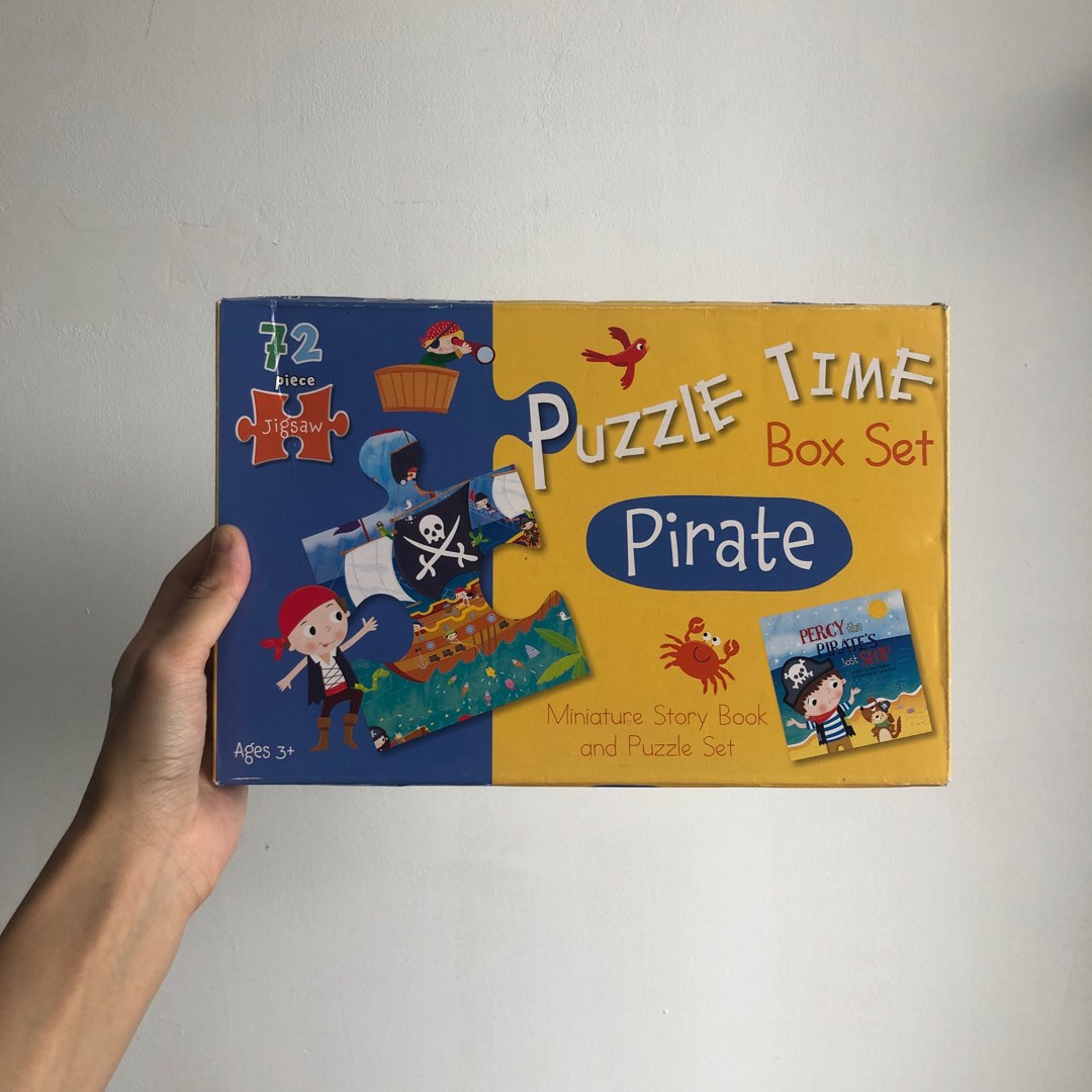 Puzzle Time Box Set Pirate, Hobbies & Toys, Toys & Games on Carousell