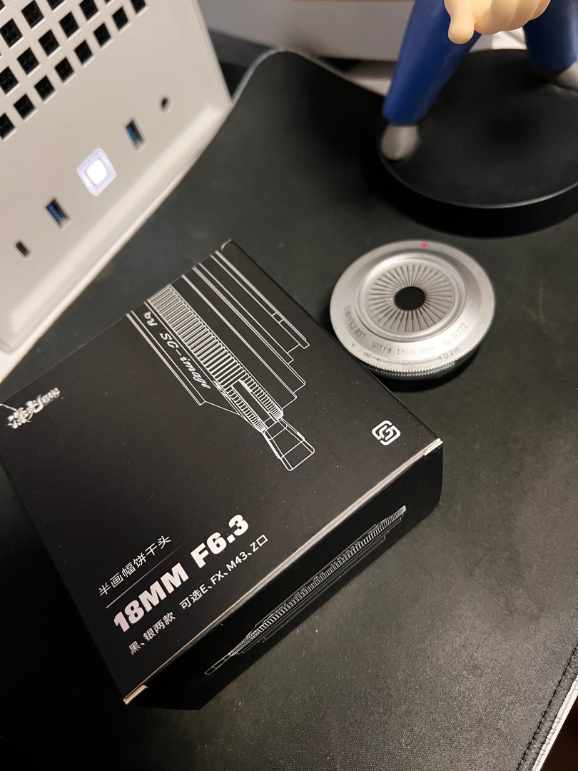 (RARELY USED) SG Image 18mm F6.3 APS-C Wide Angle Ultra-Thin Prime Focus lens Fuji X mount ...