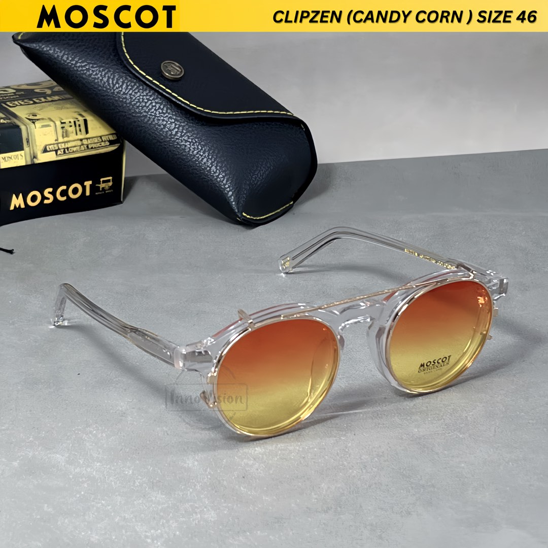 (Ready Stock / Full Set) Moscot Yellow and Orange Dual Colour CLIPZEN ...