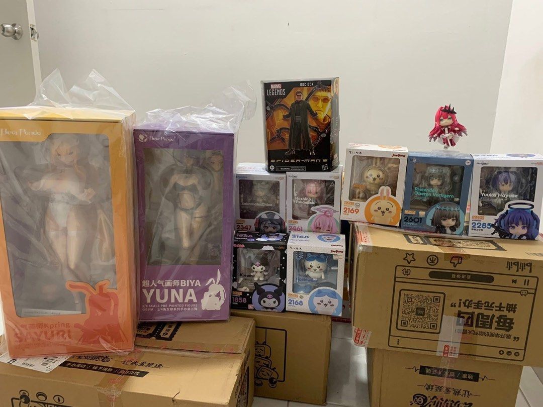 READYSTOCK Original BearPanda Biya nendoroid fgo fate hololive blue ...