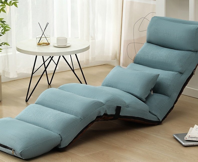 Reclining chair, personal chair, foldable, 205cm long, memory foam ...