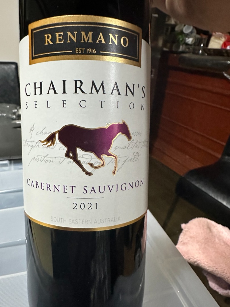 Renmano Chairman's Selection Cabernet Sauvignon 2021, Food & Drinks ...