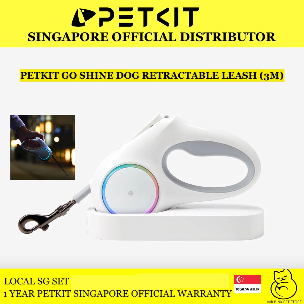 (Same Day Delivery*) PETKIT GO SHINE Cat Dog Retractable Leash (3M), Pet Supplies, Homes & Other ...