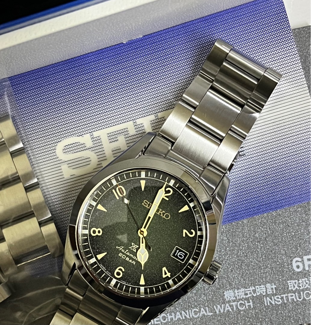 Seiko SPB155j1 Alpinist Green, Men's Fashion, Watches & Accessories ...
