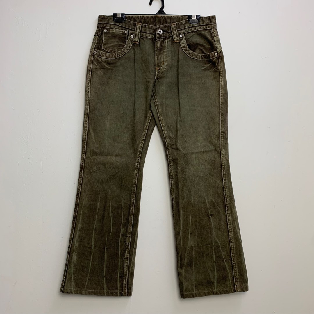 Semantic Design flare jean, Men's Fashion, Bottoms, Jeans on Carousell