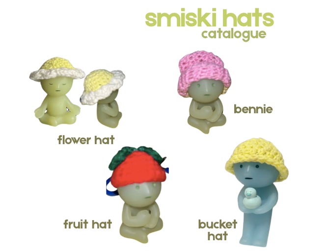 smiski hats, Hobbies & Toys, Toys & Games on Carousell