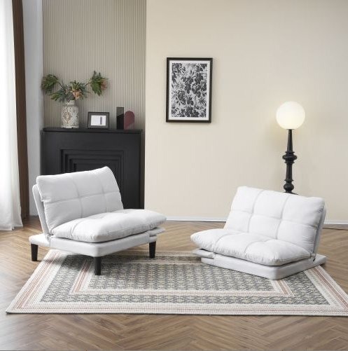 Sofa bed, couch sofa, 2-seater reclining sofa, 3-level adjustment, sofa ...