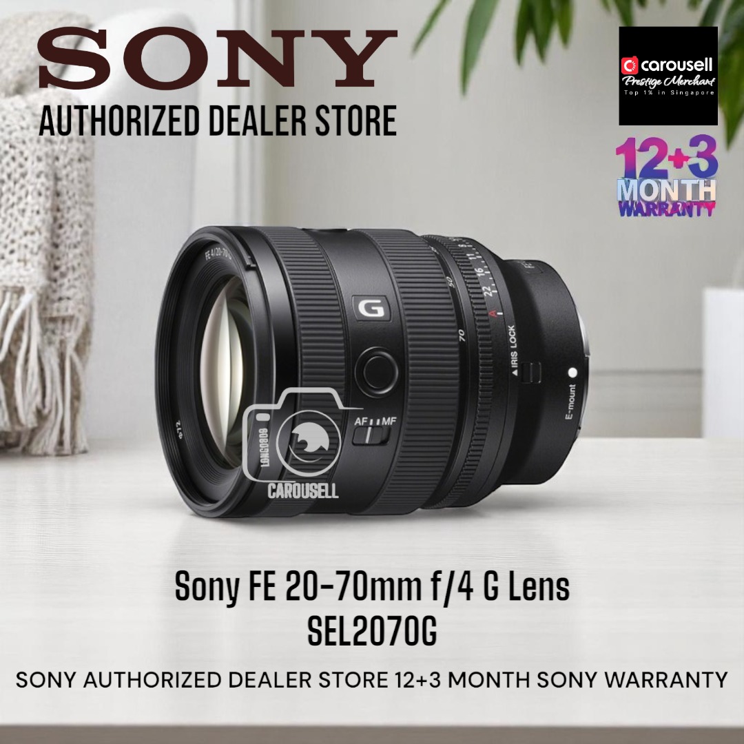 Sony FE 20-70mm f/4 G | Sony 20-70mm f4 G | 20-70mm f4 G | 20-70mm f4G | SEL2070G | 2070F4G FULL ...