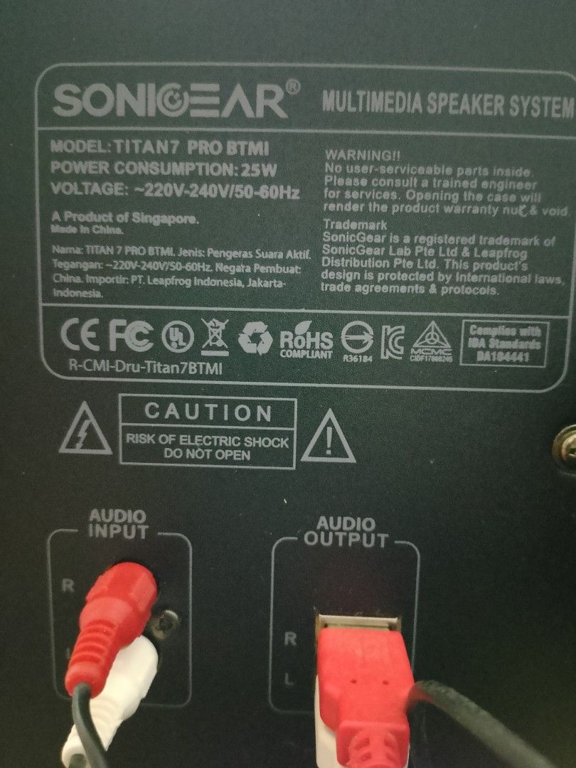 Speaker SonicGear Titan 7 Pro BTMI, Audio, Soundbars, Speakers ...