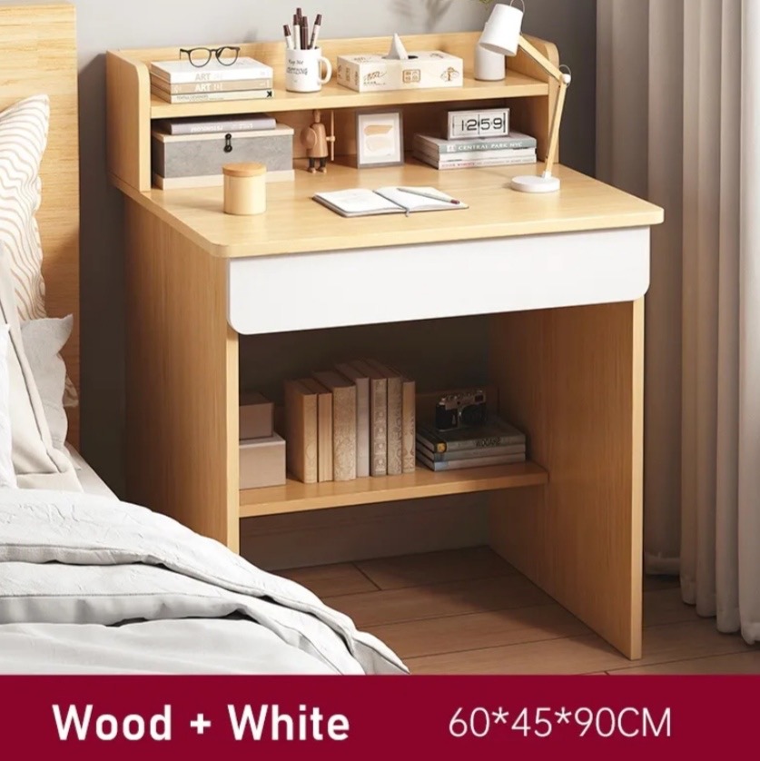 Study Desk With Shelf | Writing Desk Storage | Office Computer Desk ...