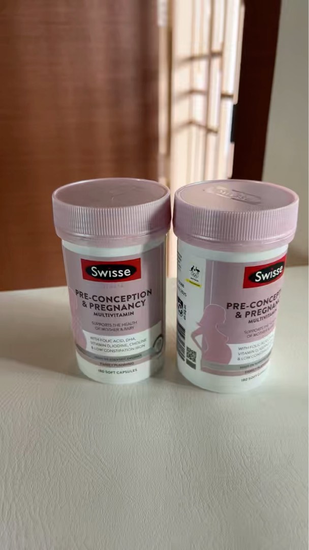 Swisse Pre-Conception & Pregnancy Multivitamin, Health & Nutrition, Health Supplements, Vitamins ...