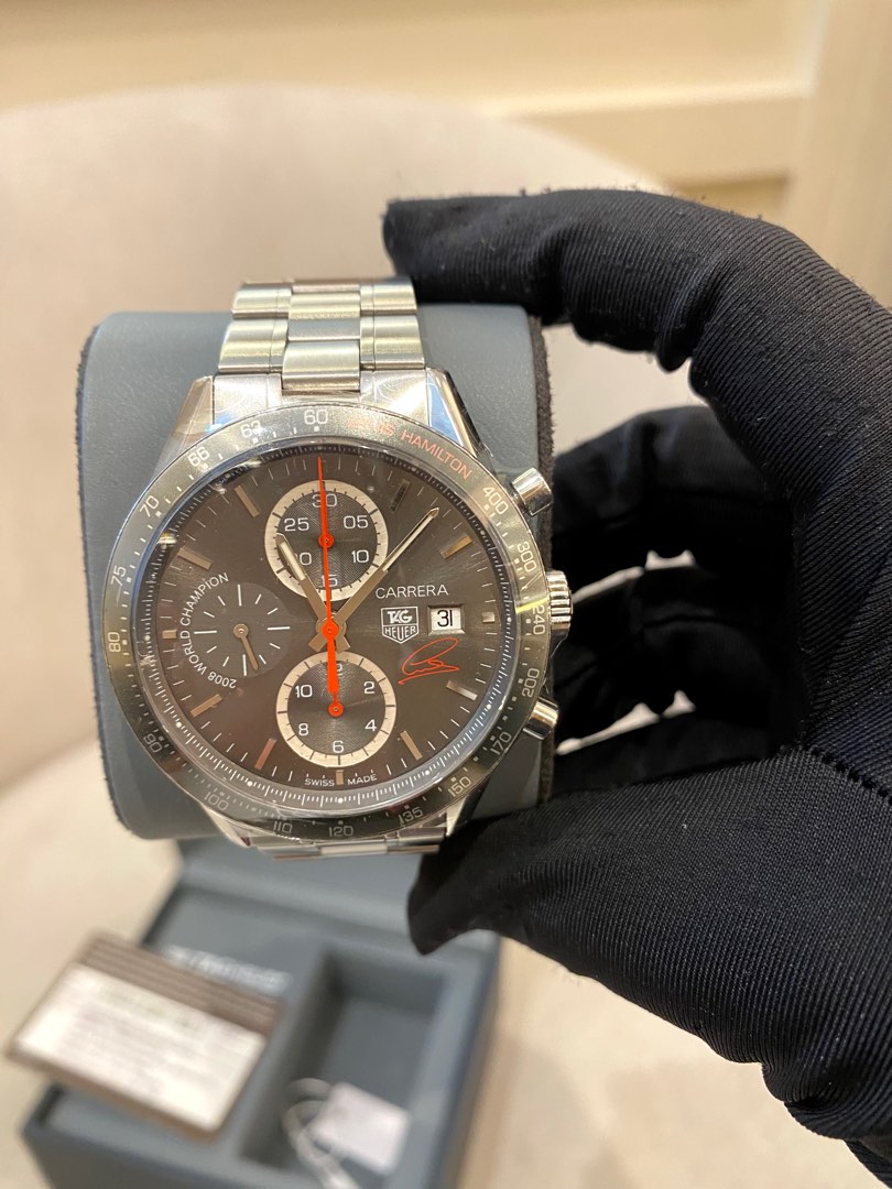 TAG HEUER CARRERA MCLAREN LIMITED EDITION CHRONOGRAPH REF CV201M GREY ...