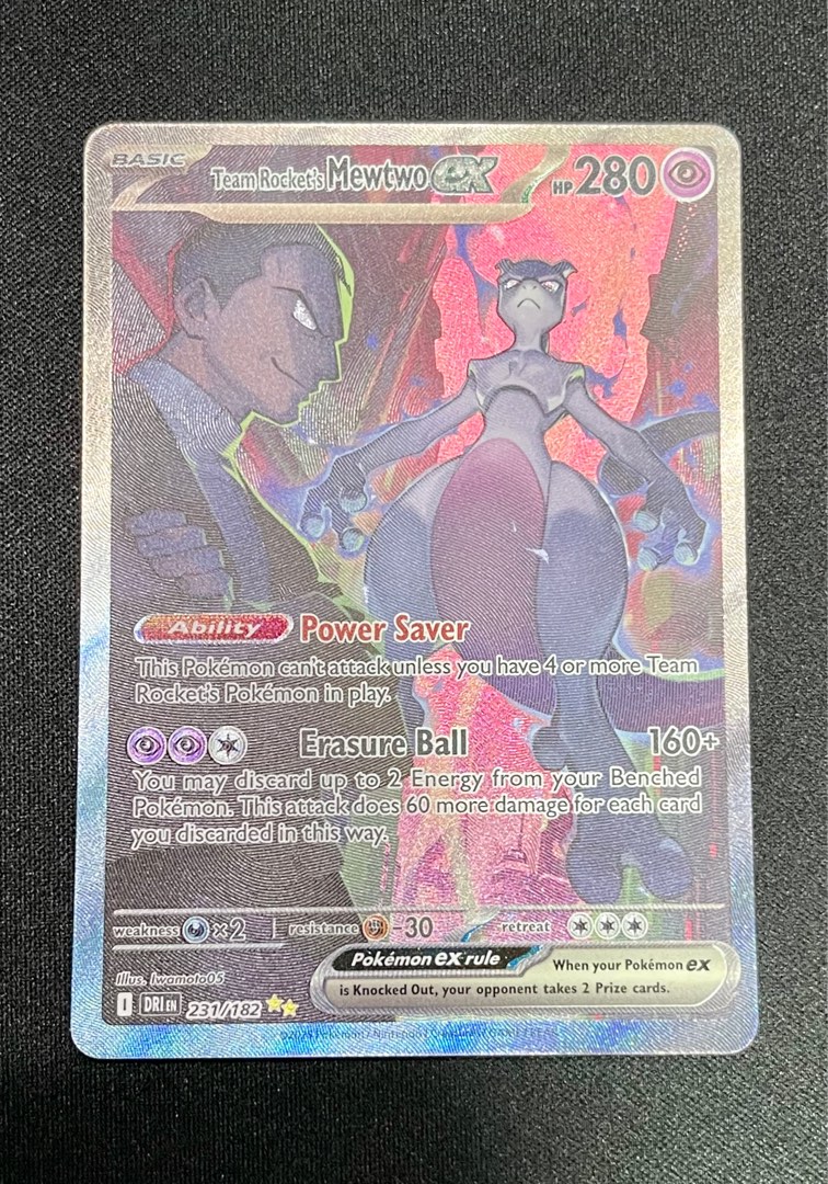 Team Rocket’s Mewtwo EX SIR, Hobbies & Toys, Toys & Games on Carousell