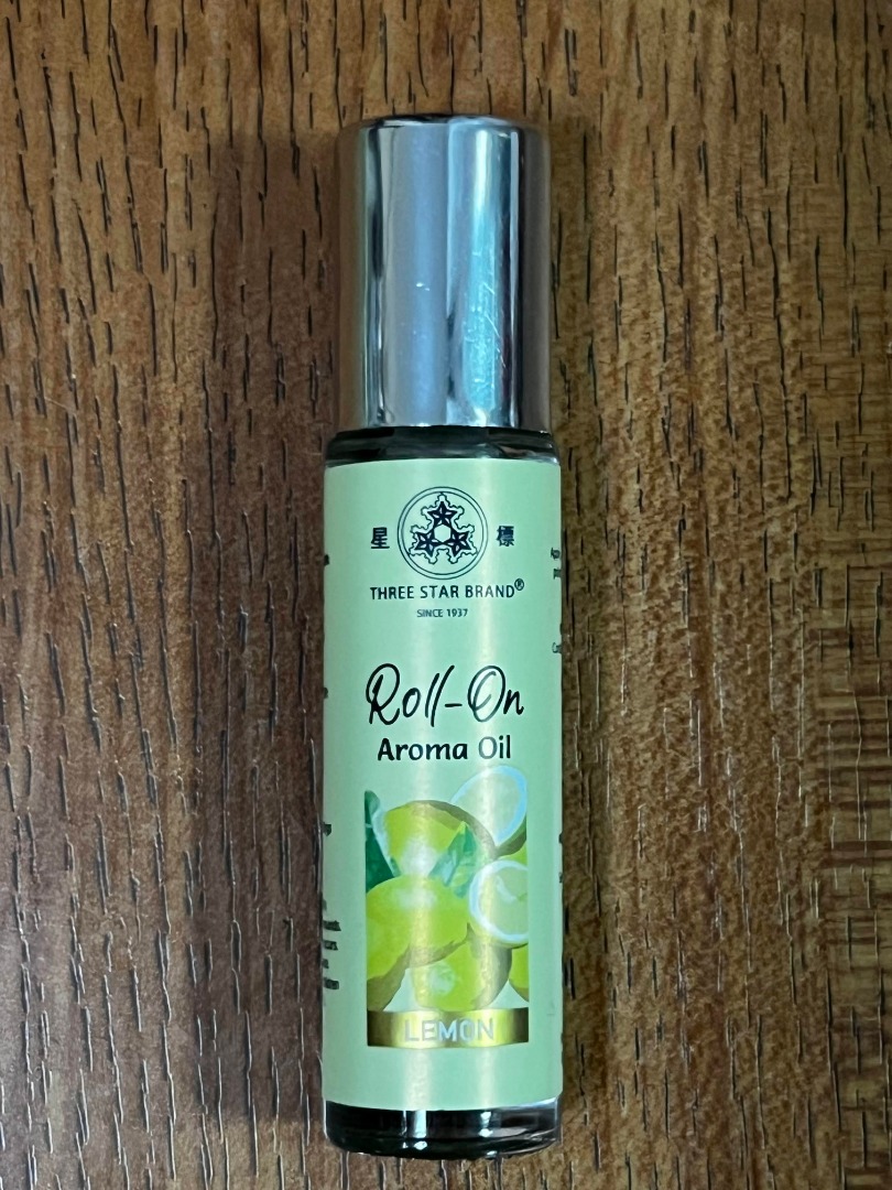 THREE STAR BRAND Aromatherapy Medicated Roll-On - Lemon, Beauty ...