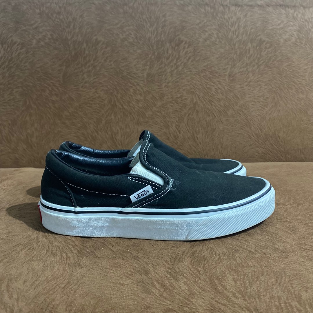 Vans Slip On BW / sepatu vans hitam / sepatu sekolah anak / sepatu vans ...