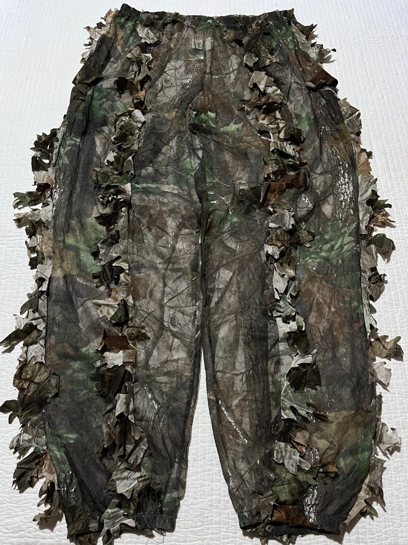 VINTAGE REAL TREE TEXTURE 3D GRASS BALLOON CARGO PANTS, Men's Fashion ...