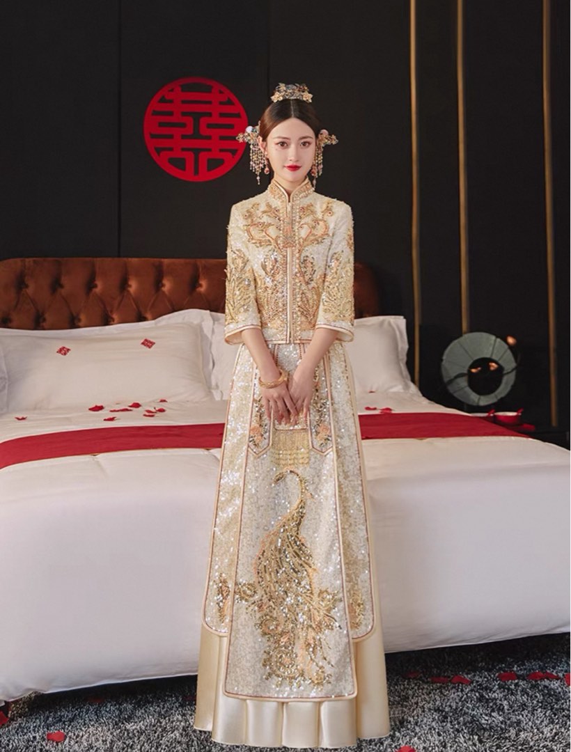 Bridal Kua/Wedding Kua/Traditional Chinese/ Gold kua 2025 new release ...