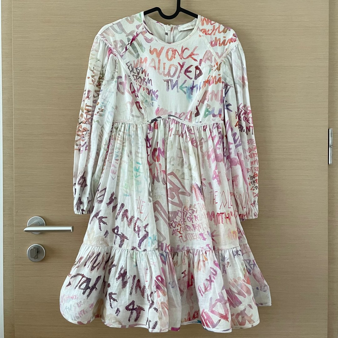 Zimmermann Dancer Bodice Panelled Mini 0P, Women's Fashion, Dresses ...