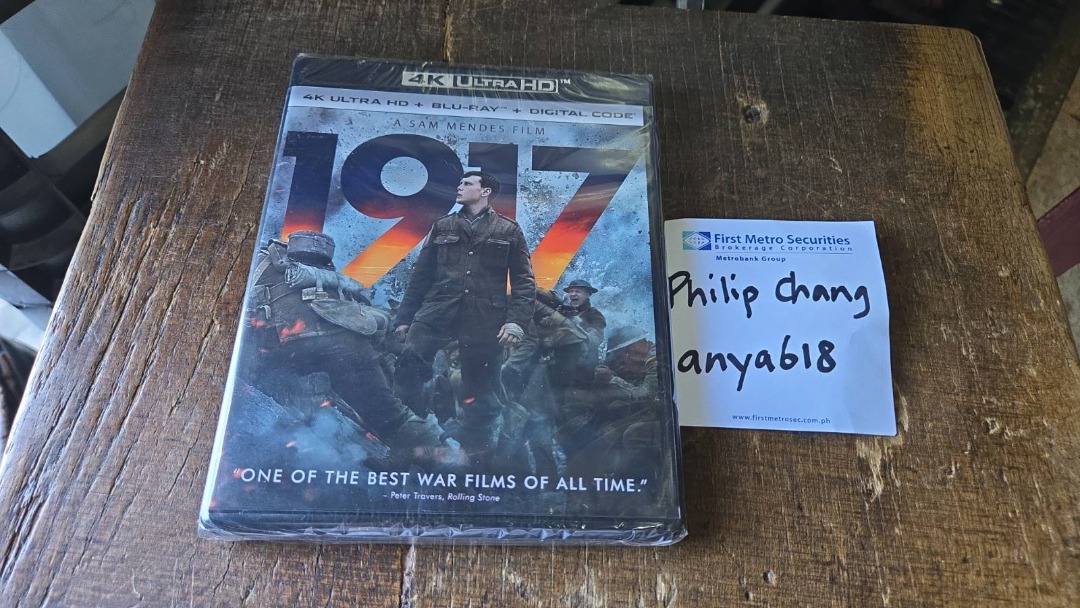 1917 (4K Ultra HD + Blu-ray + Digital 4K), Hobbies & Toys, Music ...