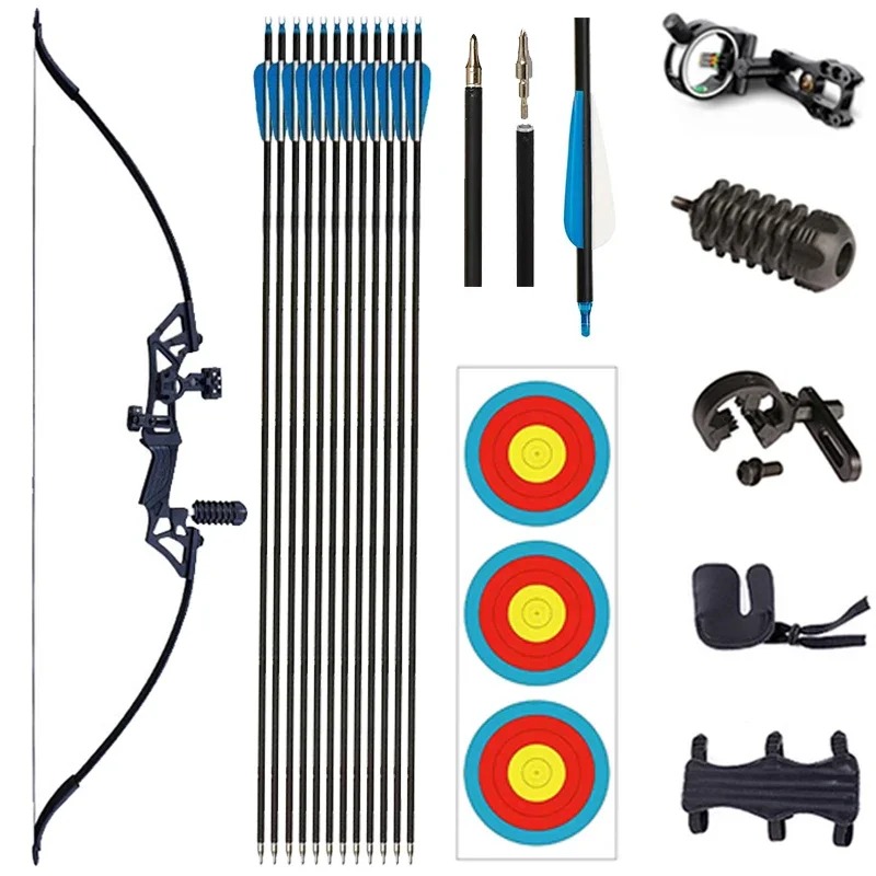 45/50lb Reverse Bow and Arrow Package Left and Right Hand General Metal ...