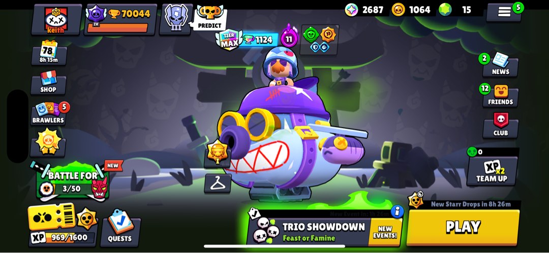 70k trophy Brawl Stars account, Video Gaming, Video Game Consoles ...