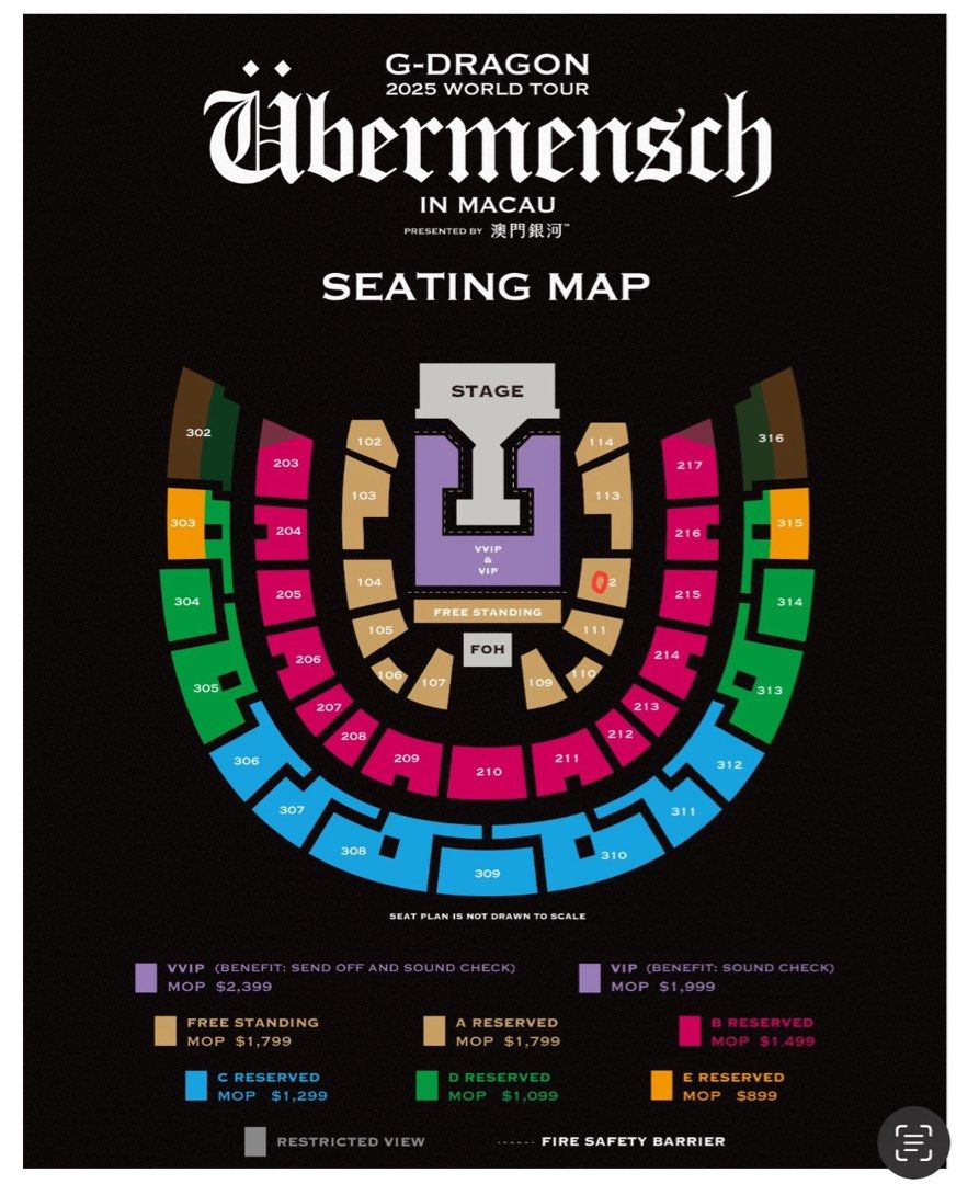 (只有一張) G-Dragon GD 權志龍 澳門演唱會 6月8日, 門票＆禮券, 活動門票 - Carousell