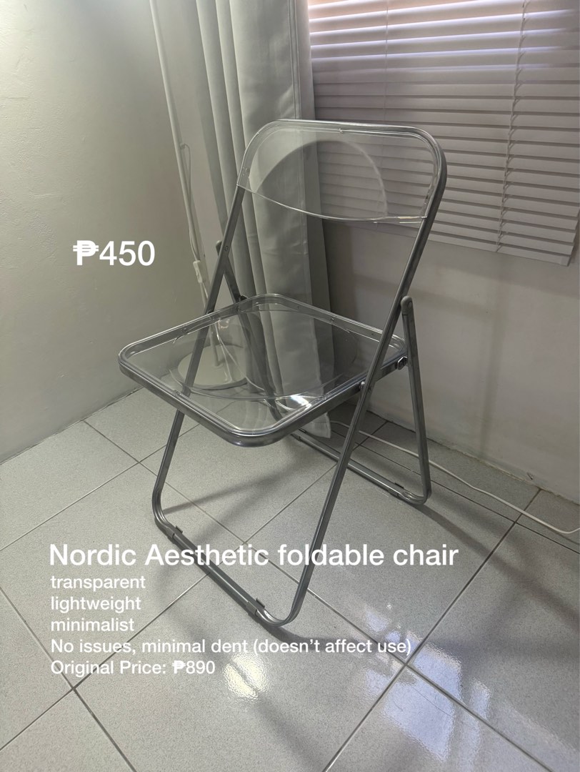Aesthetic Minimalist Bauhaus Chair, Furniture & Home Living, Furniture ...