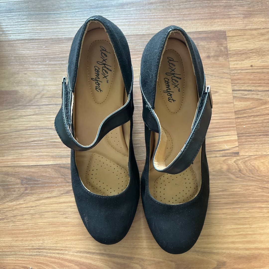 Andrew Heels Black Hitam / Kantor, Fesyen Wanita, Sepatu di Carousell