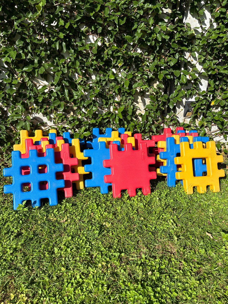 Big Waffle Building Blocks - Little Tikes, Hobbies & Toys, Toys & Games ...