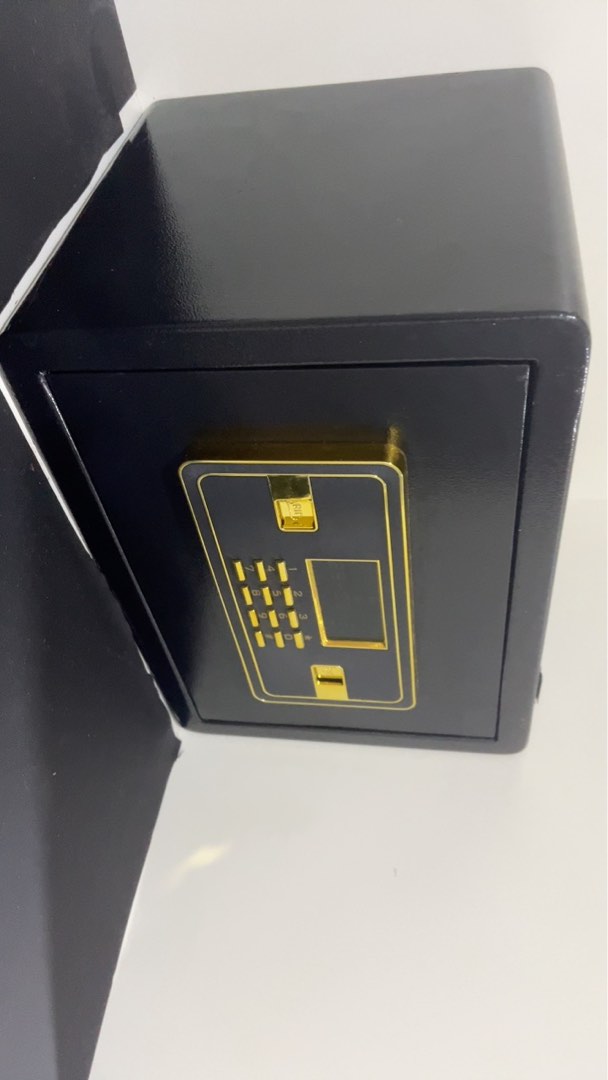 Black Electronic Safe with Digital Keypad, Furniture & Home Living ...