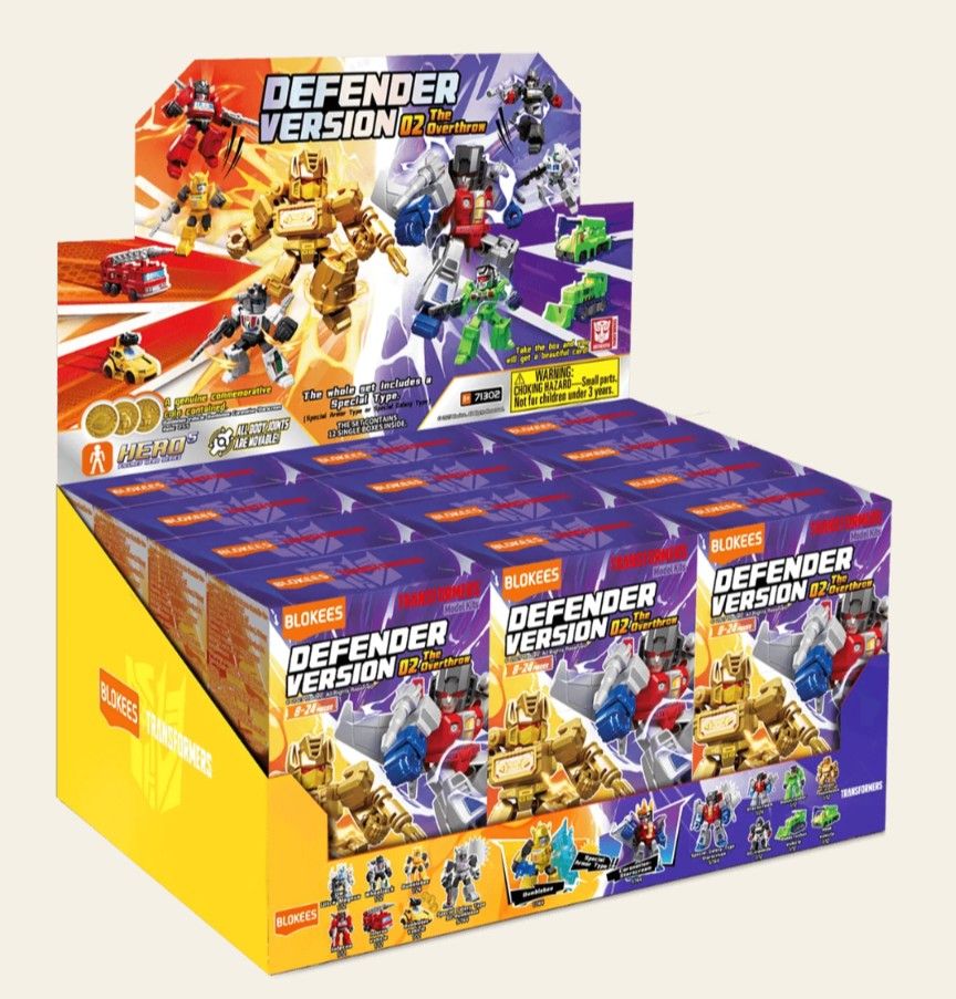 Blokees Figures Transformers Defender Version 02 The Overthrow, Hobbies ...