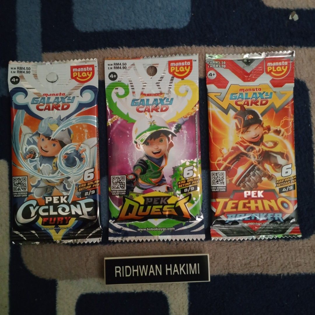 Boboiboy Kad S Set, Hobbies & Toys, Toys & Games on Carousell