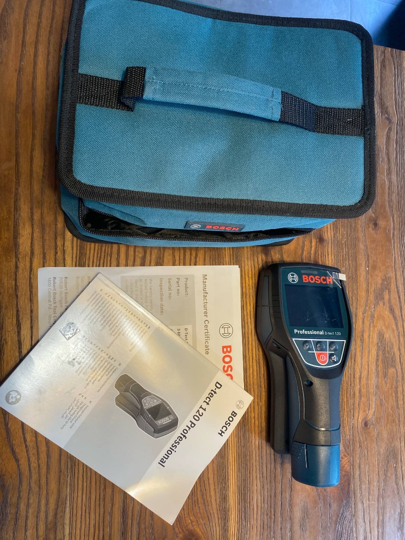 Bosch D-Tech 120 Wall Scanner, Commercial & Industrial, Construction ...
