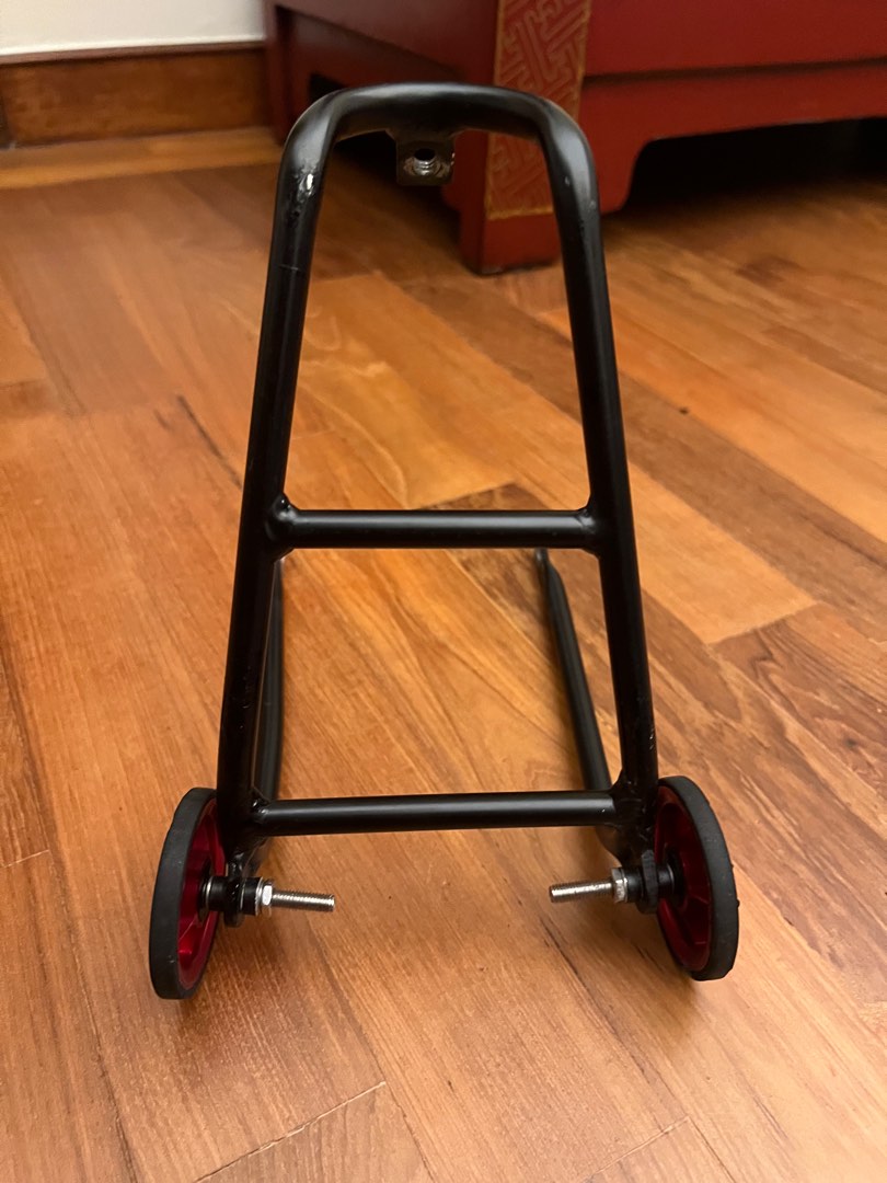 Brompton Rear Rack with Ez Wheels, Sports Equipment, Bicycles & Parts ...
