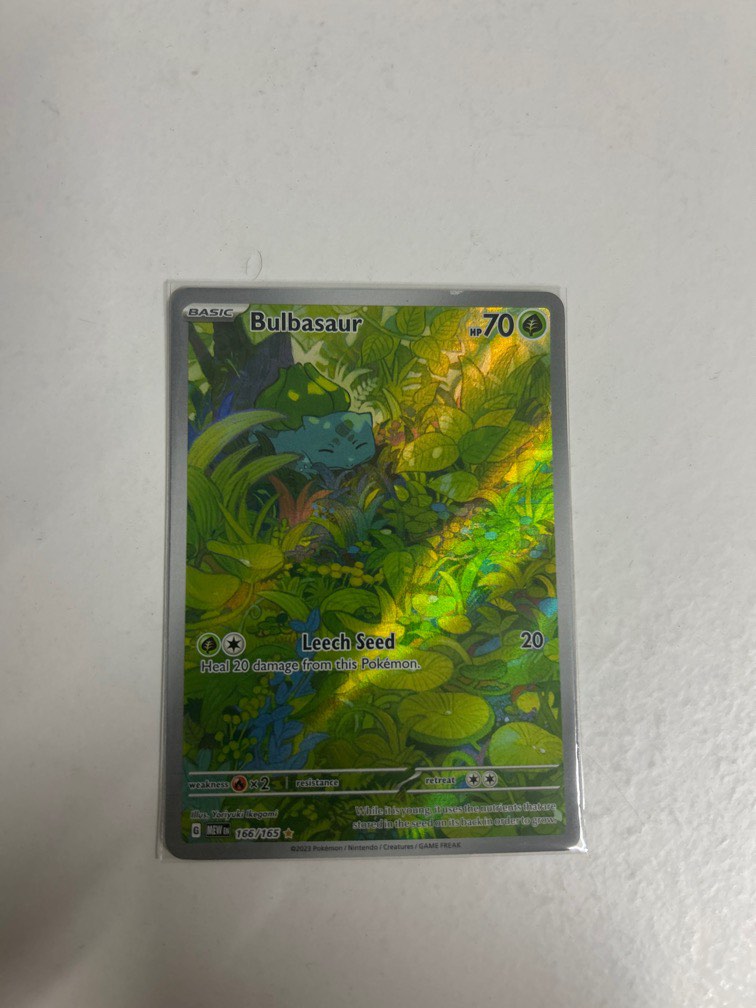 Bulbasaur 151 SIR, Hobbies & Toys, Toys & Games on Carousell