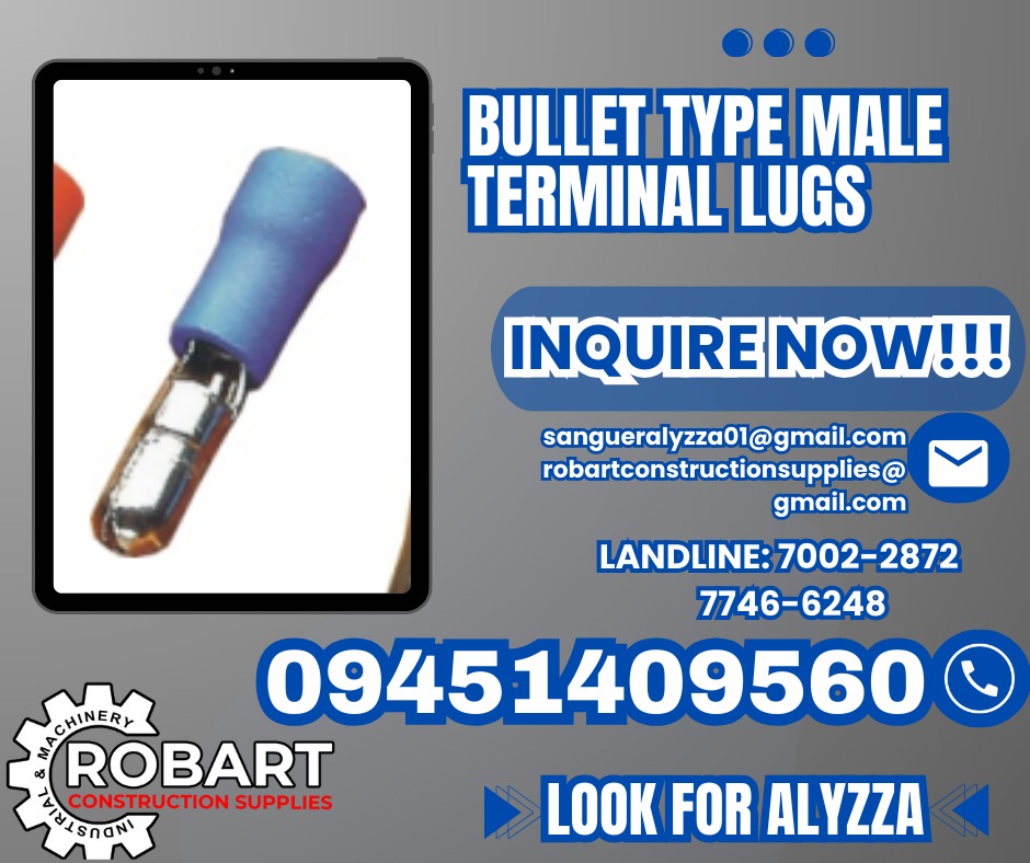 bullet type male terminal lugs, Commercial & Industrial, Construction ...