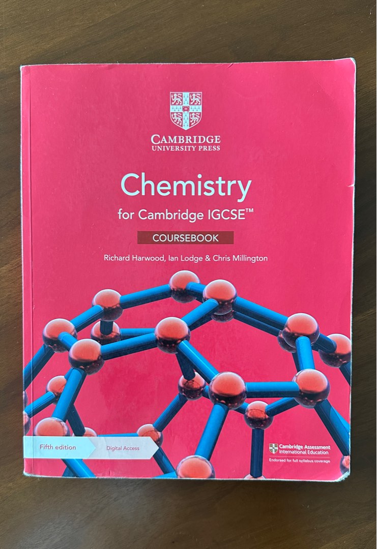 CAMBRIDGE CHEMISTRY FOR IGCSE COURSEBOOK, Hobbies & Toys, Books ...