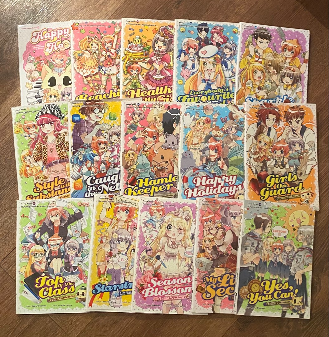 Candy Jem Comic FULL SERIES G01-G41, Hobbies & Toys, Books & Magazines ...